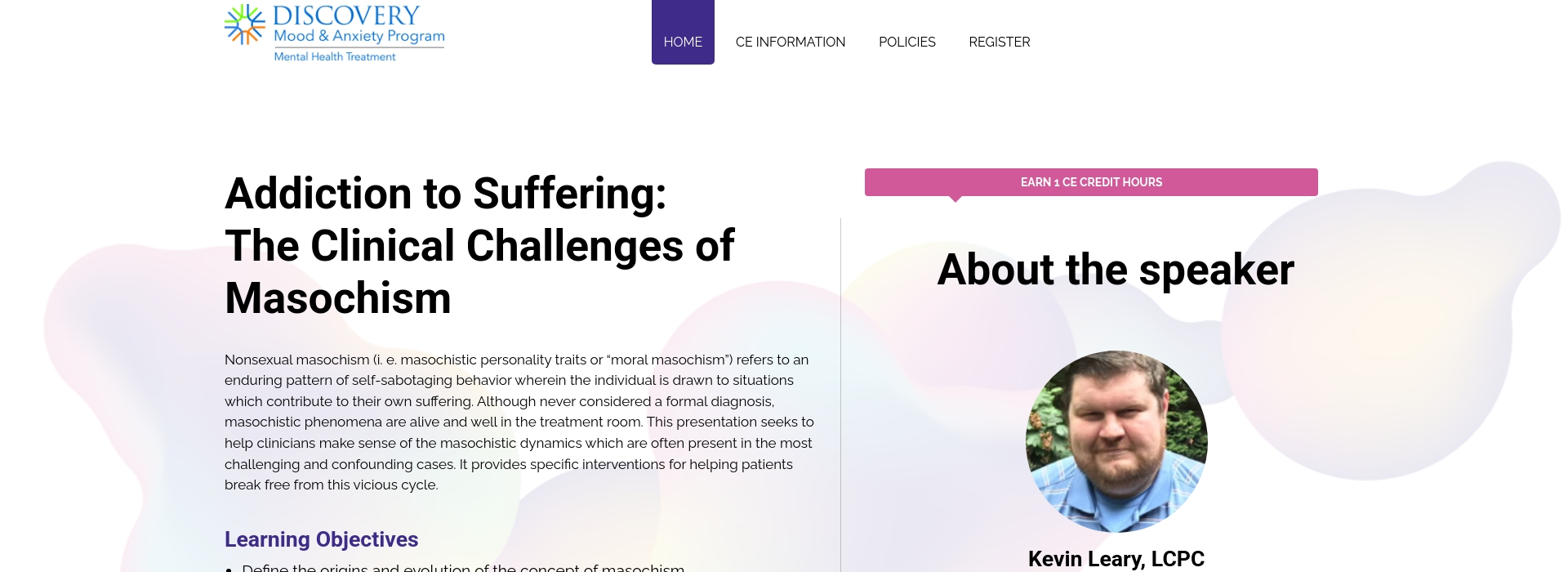 Addiction to Suffering: The Clinical Challenges of Masochism