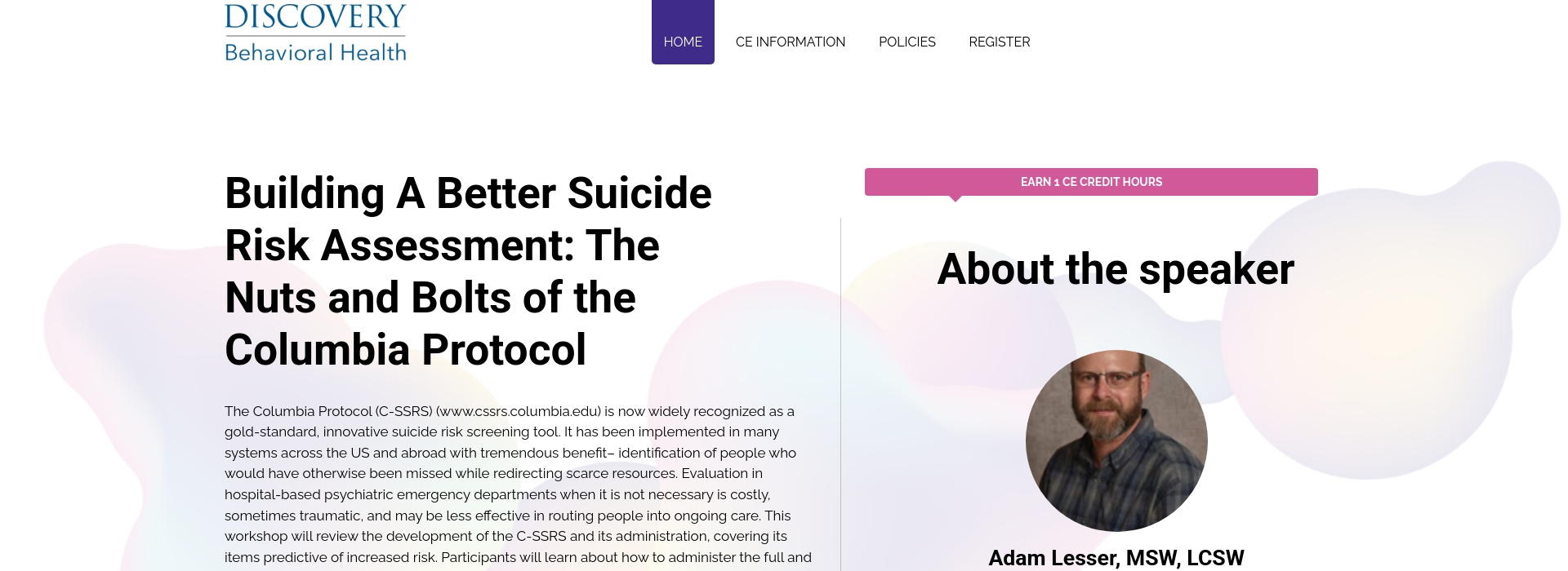 Building A Better Suicide Risk Assessment: The Nuts and Bolts of the ...