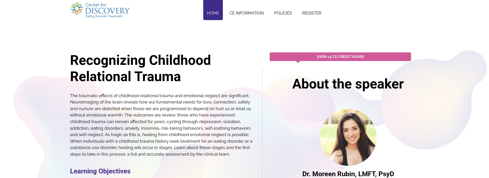 Recognizing Childhood Relational Trauma