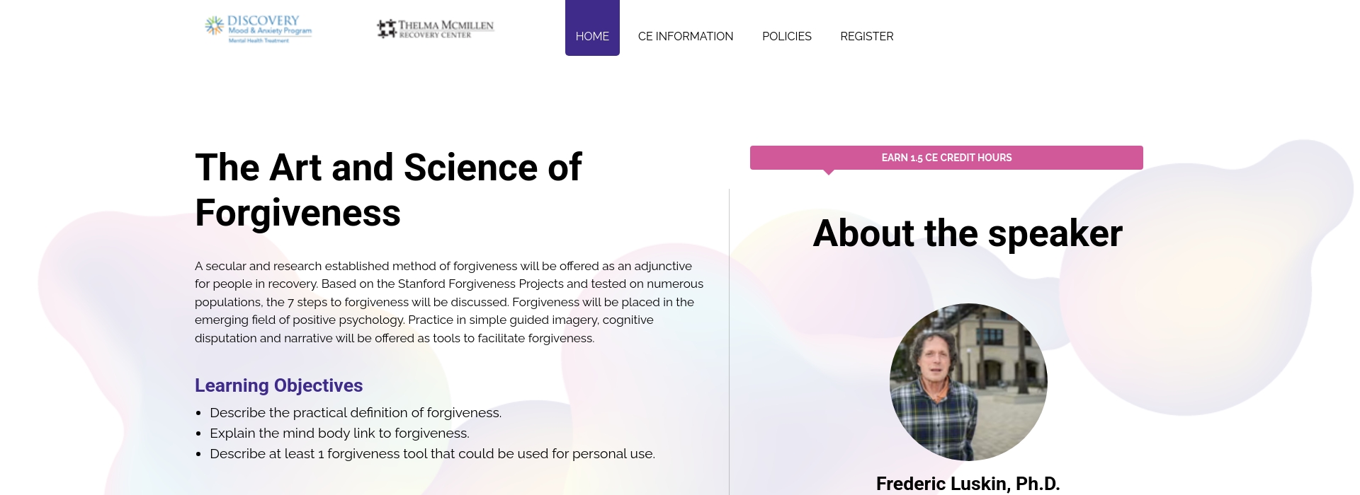 The Art and Science of Forgiveness